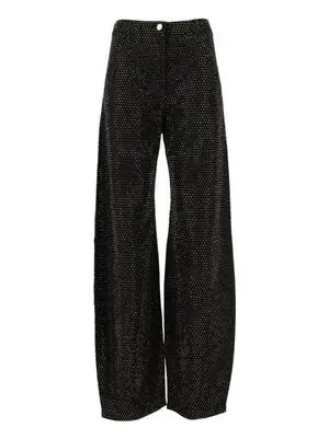 Elisabetta Franchi Ballon Embellished Jeans - Black