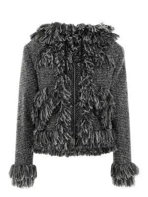Sacai Long-sleeve Casual Jacket - Grey