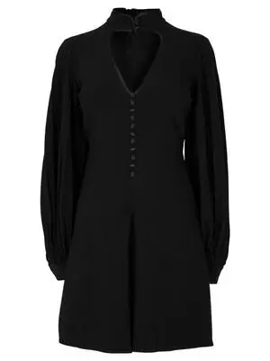 GUCCI Standcollar Cutout Mini Dress