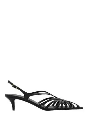 Balmain Pointed-toe High-heeled Sandals - Black