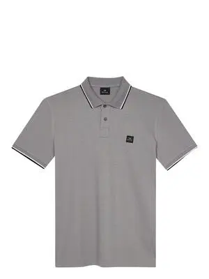 Paul Smith Striped Collared Shortsleeve Polo - No