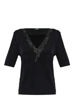 Balmain Lace Top - Black