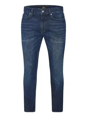 Hugo Boss Washed Denim Pants - Blue