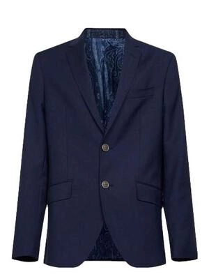Etro Single-breasted Tailored Blazer - Blue