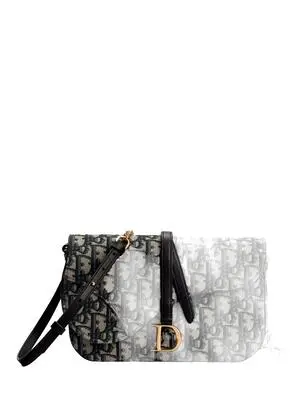 Dior Gallop Saddle Chain Clutch - Blue