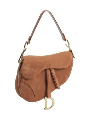 Dior Saddle Bag With Strap - Maroon