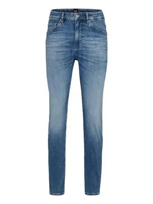 Hugo Boss Washed Slim Jeans - Blue