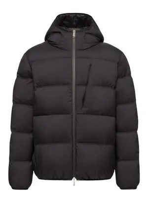 Moncler Poitevin Hooded Short Down Jacket Black