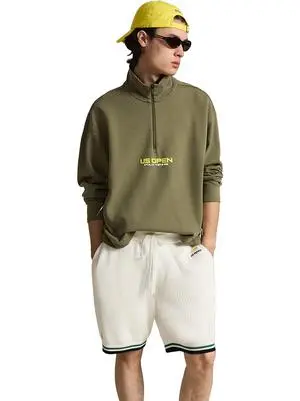 Ralph Lauren Us Open 7.5-inch Textured Short - Ceramic White Multi