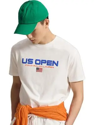 Ralph Lauren Us Open Classic Fit Graphic T-shirt - White
