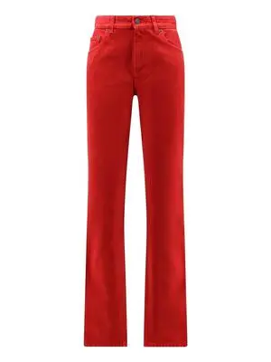 Chloé Cotton Trousers - Multicolor