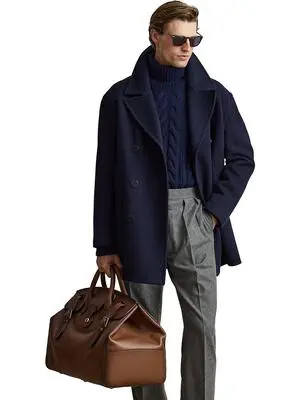 Ralph Lauren Gregory Hand-tailored Flannel Trouser - Medium Grey