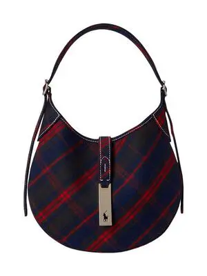 Ralph Lauren Polo Id Plaid Twill Small Shoulder Bag - Multi Plaid