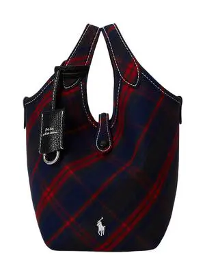 RALPH LAUREN Polo Play Plaid Tote & Crossbody