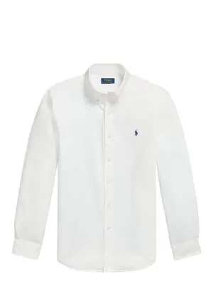 Ralph Lauren Classic Fit Oxford Shirt - White/blue