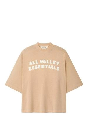Fear Of God Essentials Sport Mesh Merch Tee Shirt - Ginger