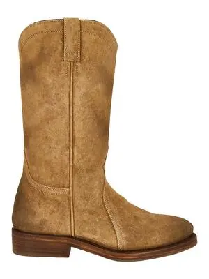 JIL SANDER Jil Sander Bruce Boot In Tan Walnut