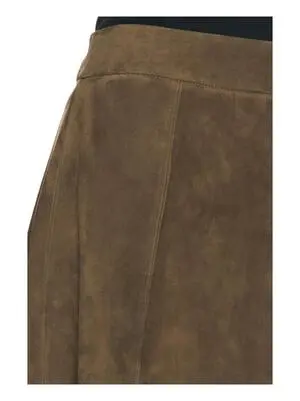 Jenni Kayne Suede Wolfe Skirt - Olive