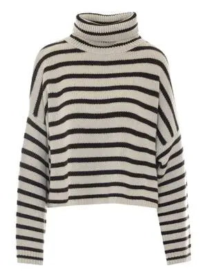LISA YANG Zerlina Ashmere Turtle-neck Sweater - Multicolor