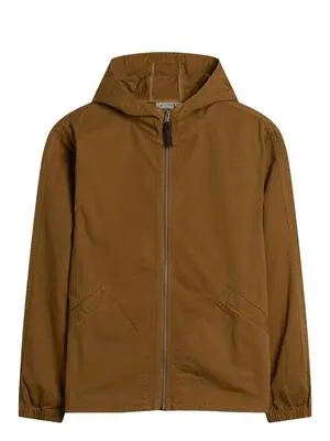 Gramicci Herringbone Hooded Jacket - Umber