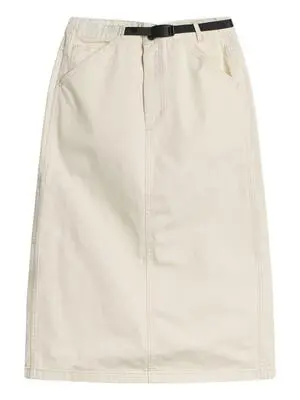 Gramicci Denim Carpenter Midi Skirt - Bone