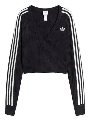 Adidas X Jennie Knit Wrap Cardigan - Black