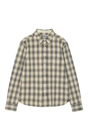 ALLSAINTS Bower Regular-fit Check Shirt - Grey