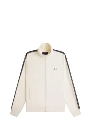 Fred Perry Felpa Tracksuit Con Logo E Zip - Ivory