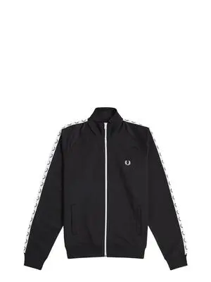 Fred Perry Felpa Tracksuit Con Logo E Zip - Black