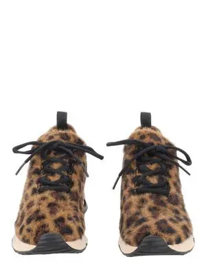 Ash Round-toe Sneakers - Black