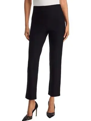 Aqua Ponte Slim Stretch Pants Exclusive - Black