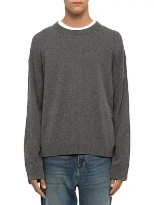 Zadig&Voltaire Marko Wool & Cashmere Crewneck Sweater - Medium Grey