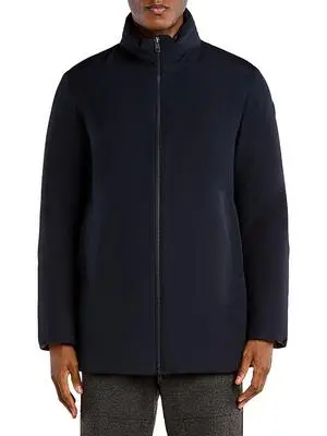 Moncler Didessa Reversible Stand Collar Down Parka - Navy