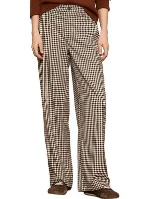 Sanctuary Eloise Printed Wide Leg Pants - Burnt Coco