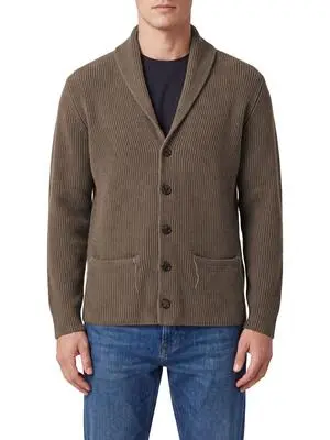 BALLANTYNE V-neck Pure Wool Button-up Cardigan - Brown