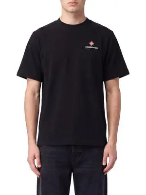 Casablanca Graphic Print Organic Cotton Crewneck T-shirt - Black 2