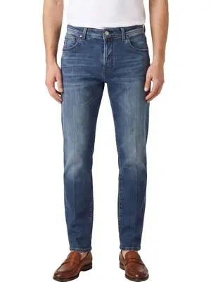 Jacob Cohen Mid-rise Skinny Fit Stretch Cotton Denim Jeans - Blue