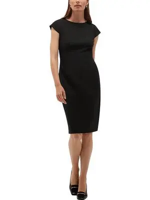 HOBBS LONDON Nia Bi Stretch Shift Dress - Black