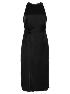 RÓHE Twist-detail Sleeveless Midi Dress - Black