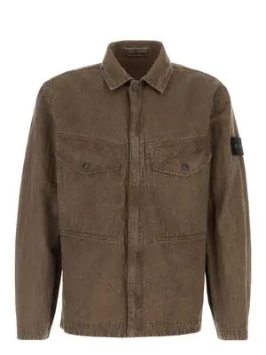 STONE ISLAND Stone Island Cotton Blend Shirt