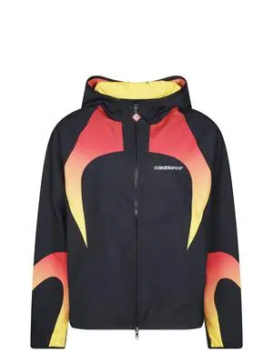 CASABLANCA Casablanca Men's Zip-Up Hooded Jacket