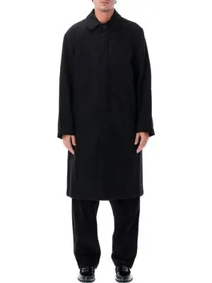 Universal Works Wool-blend Long Coat - Nero