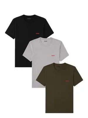 Hugo Graphic T-shirt With Bold Pattern - Multicolour