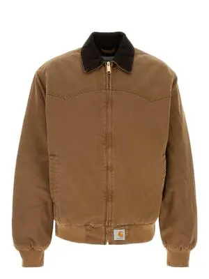 Carhartt Work In Progress Carhartt Wip Santa Fe Cotton Jacket With Quilted Lining Camel