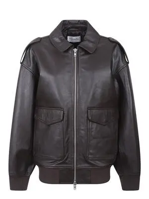 THE FRANKIE SHOP The Frankie Shop The Stamped Leather Jacket