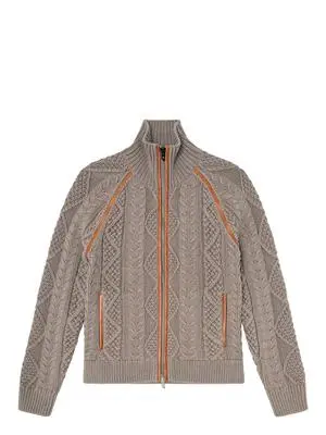 DIESEL® K-inoki Half Wool Sweater - Medium/brown