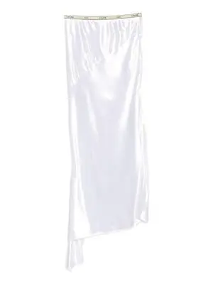 Celine Satin Long Skirt - Multicolor