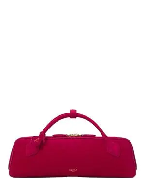 Alaïa Alaïa Le Teckel Leather Clutch Red