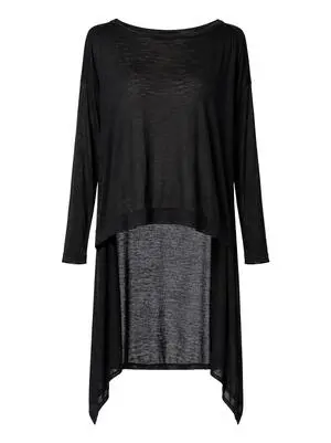 YOGI8APPAREL Black The Nexus Fishtail Pullover