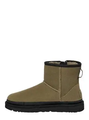 UGG Classic Mini Zipper Tape Logo 'burnt Olive - Green